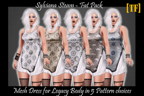 Second Life Marketplace - SYLVIANA (Steam) FAT PACK [TF] - [ADD to Unpack]